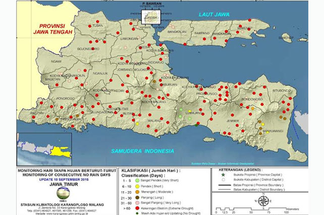 Hampir Seluruh Jatim Telah Alami Kekeringan Ekstrem – Suara Surabaya