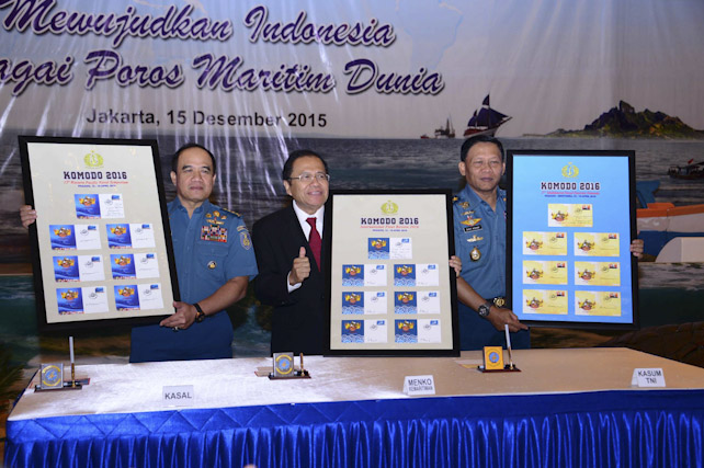 TNI AL Luncurkan Prangko Prisma Komodo 2016 – Suara Surabaya