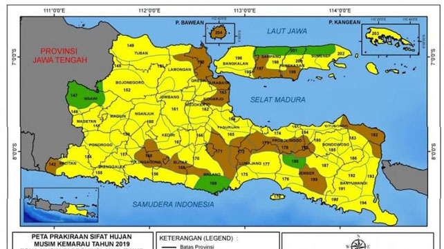 BMKG: Sebagian Wilayah Jatim Memasuki Musim Kemarau – Suara Surabaya