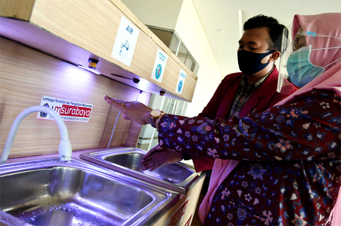 Inovasi Alat Pencuci Tangan dan Pengering Infrared - Suara Surabaya