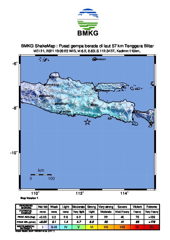 Gempa Blitar Dirasakan Sampai Bali, NTB, dan Lombok - Suara Surabaya Gempa Blitar Dirasakan Sampai Bali, NTB, dan Lombok - Suara Surabaya