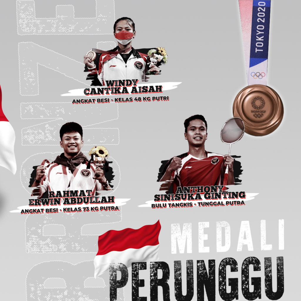 Perolehan Medali Atlet Indonesia di Tokyo 2020