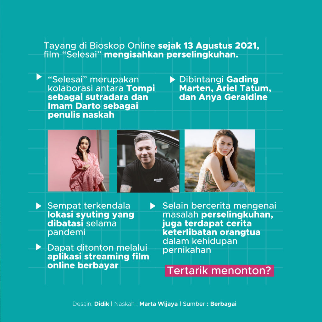 Kisah Perselingkuhan dalam Film “Selesai”