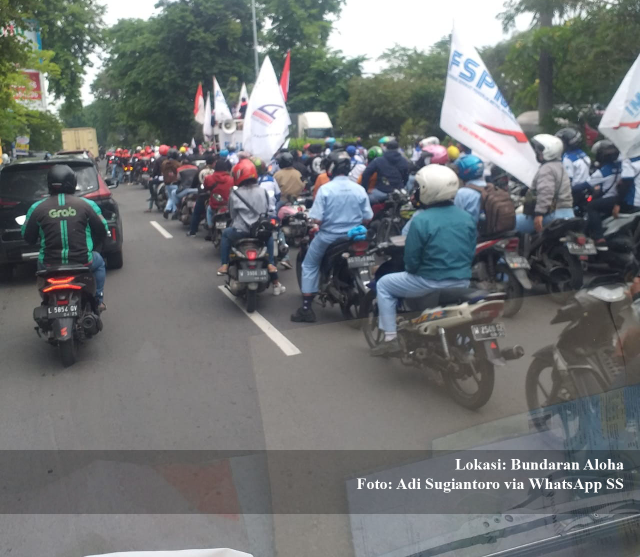 Bundaran Aloha – Surabaya Macet – Suara Surabaya