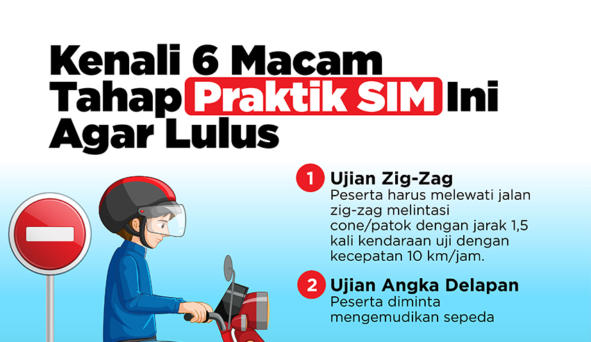 Kenali 6 Macam Tahap Praktik SIM Ini Agar Lulus