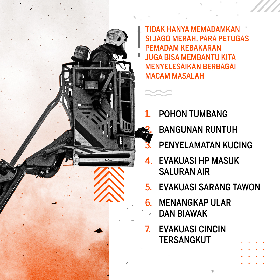 Nggak Cuma Padamkan Api, Ini Tugas Unik Anggota Damkar Nggak Cuma Padamkan Api, Ini Tugas Unik Anggota Damkar