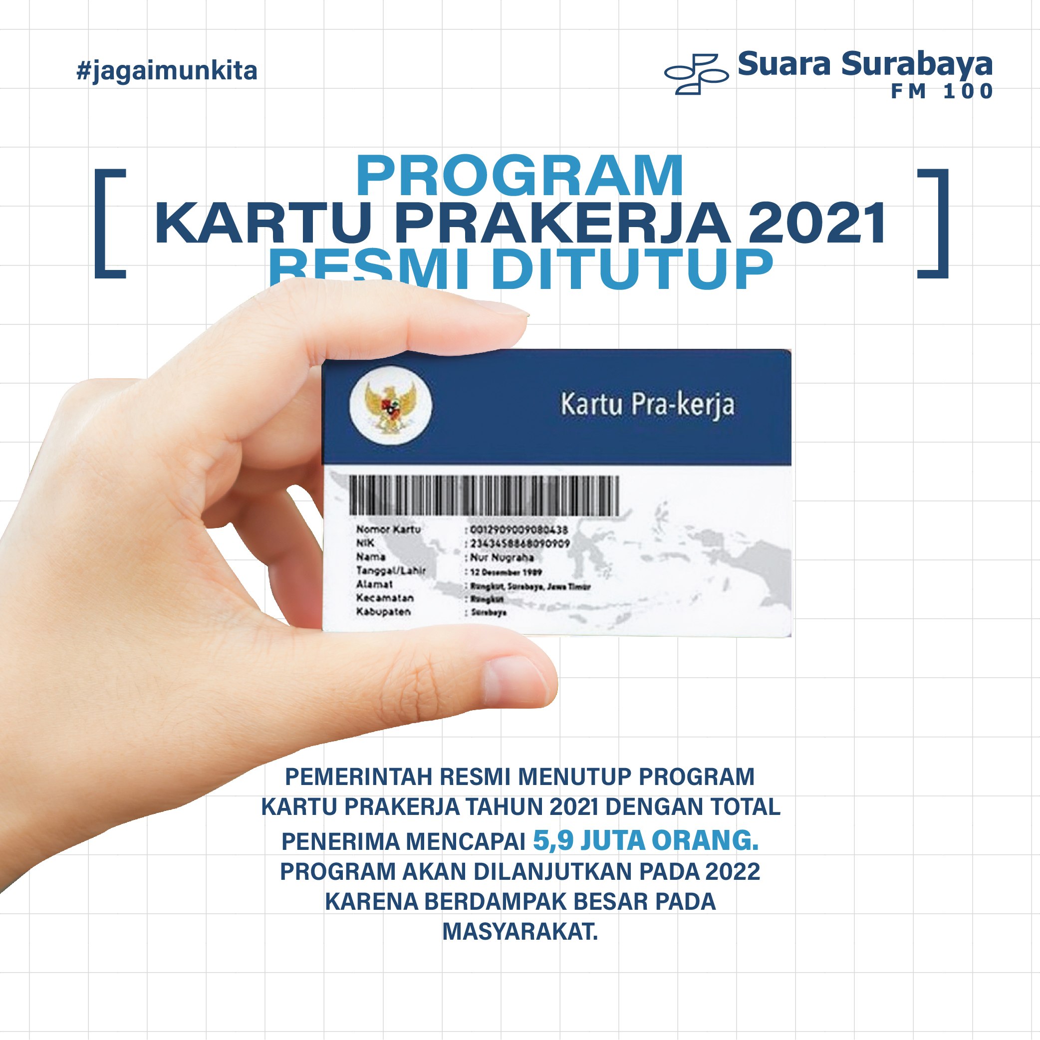 Program Kartu Prakerja 2021 Resmi Ditutup