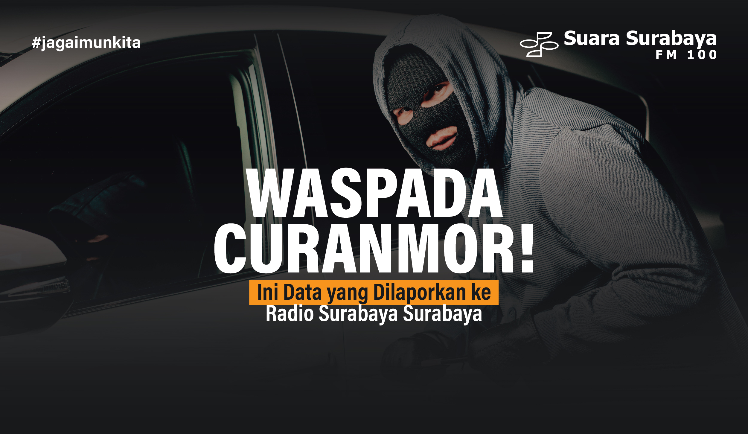 Waspada Curanmor! Ini Data yang Dilaporkan Radio Surabaya Surabaya