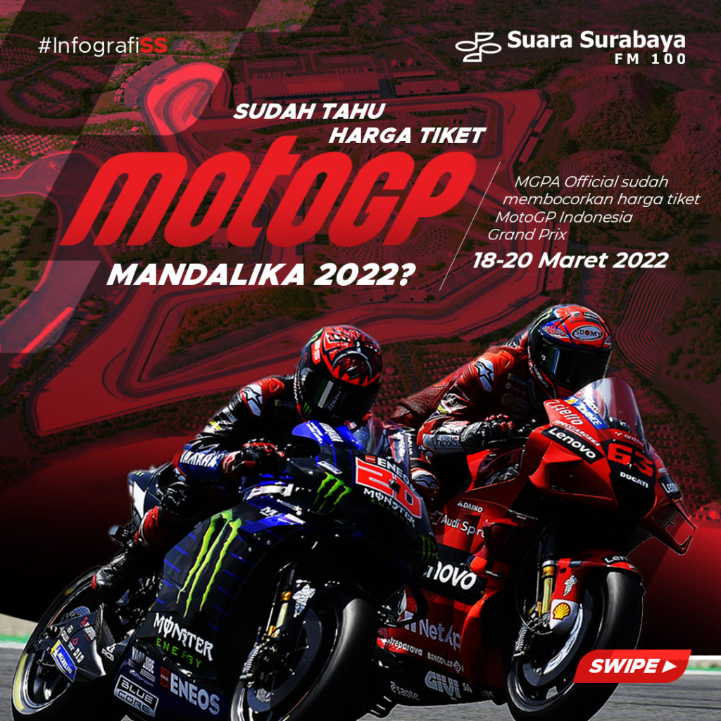 Sudah Tau Harga Tiket MotoGP Mandalika 2022?