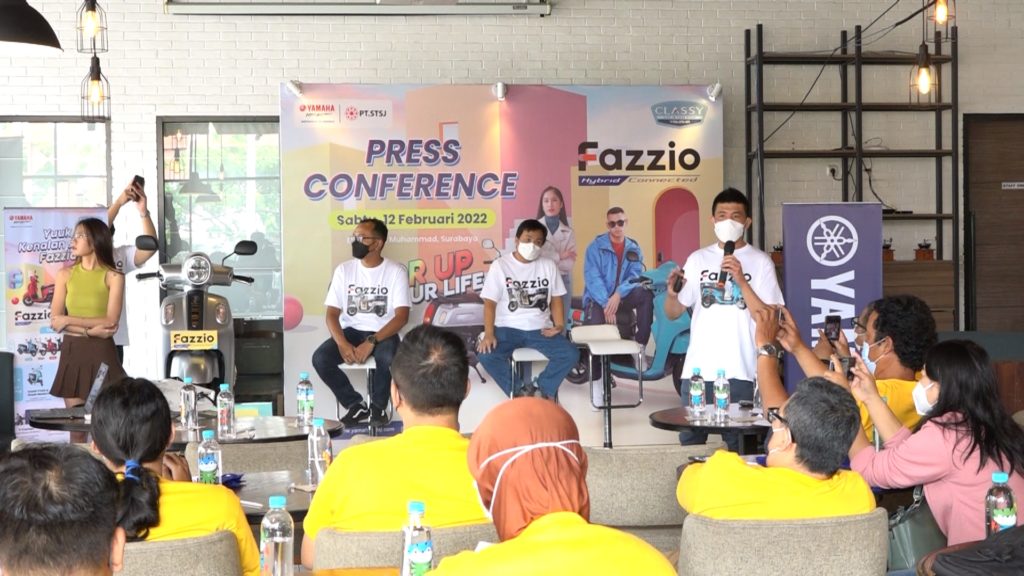 Yamaha Fazzio Blue Core Hybrid Resmi Mengaspal di Jawa Timur