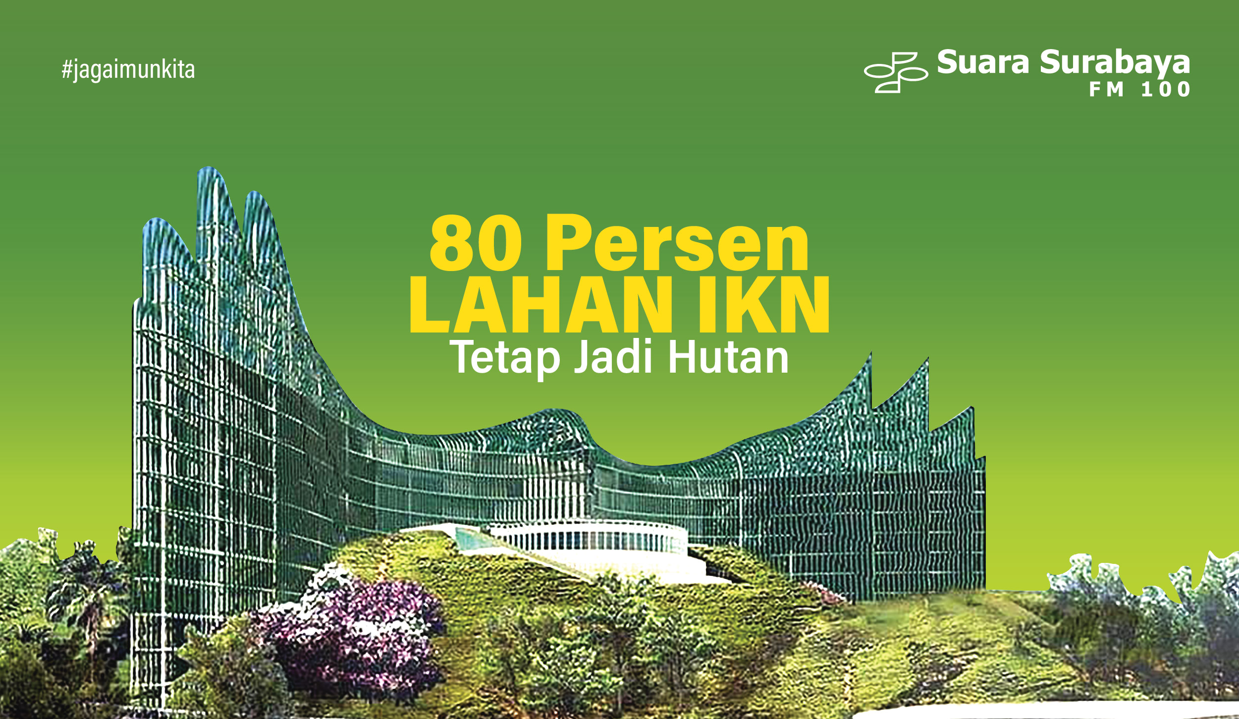 80 Persen Lahan IKN Tetap Jadi Hutan
