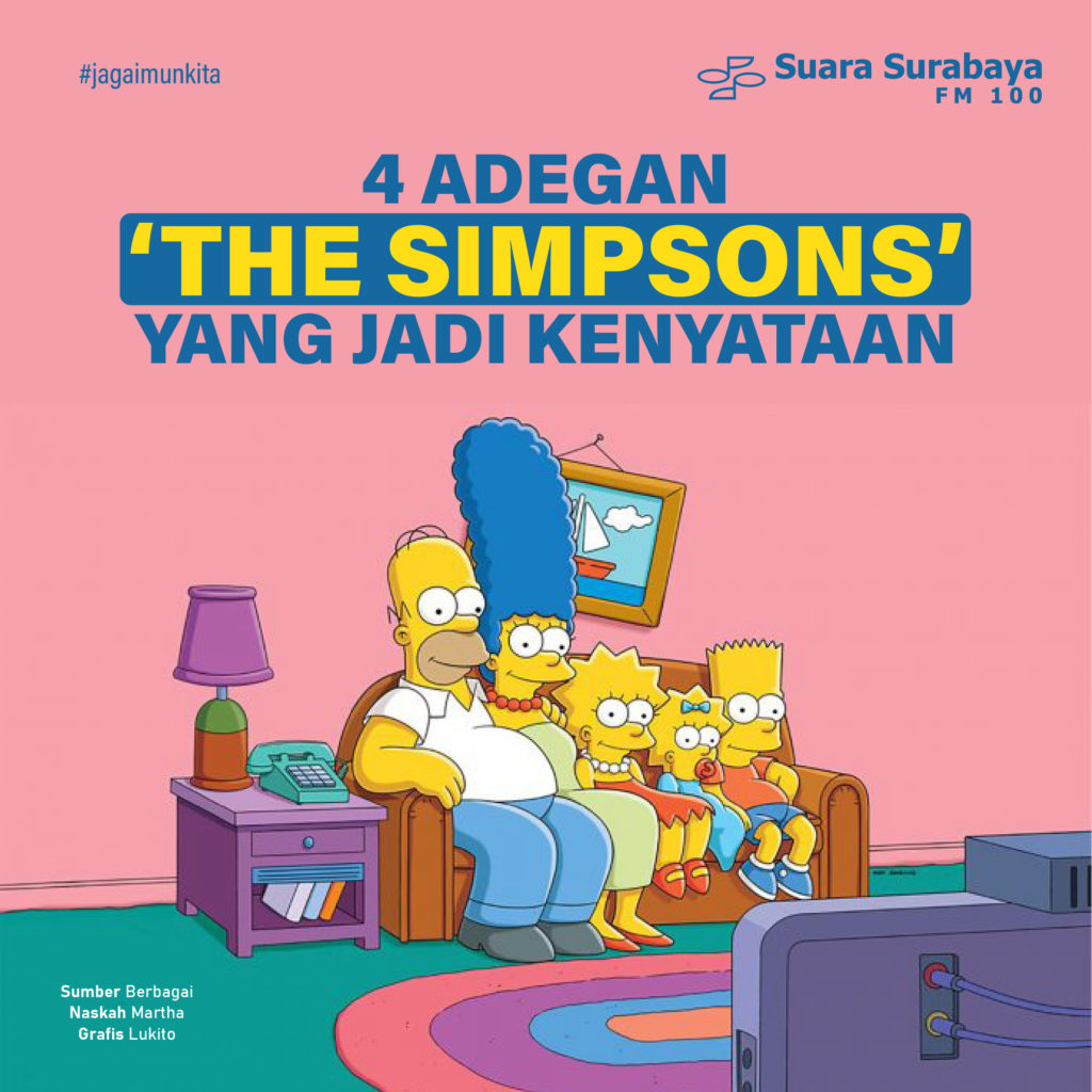 4 Adegan ‘The Simpsons’ yang Jadi Kenyataan