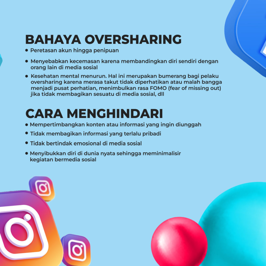 Dikit-Dikit Posting, Hati-Hati Oversharing