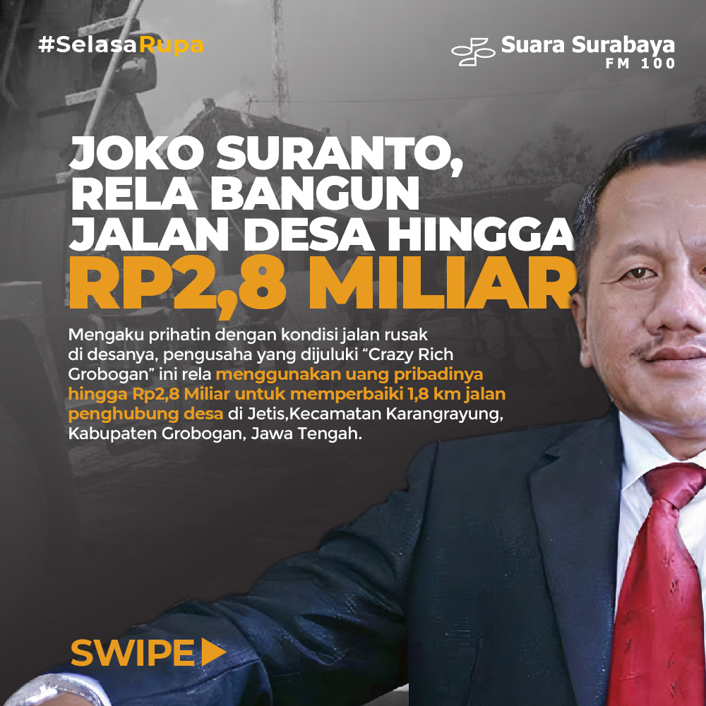 Joko Suranto, Rela Bangun Jalan Desa Hingga Rp2,8 MiliarJoko Suranto