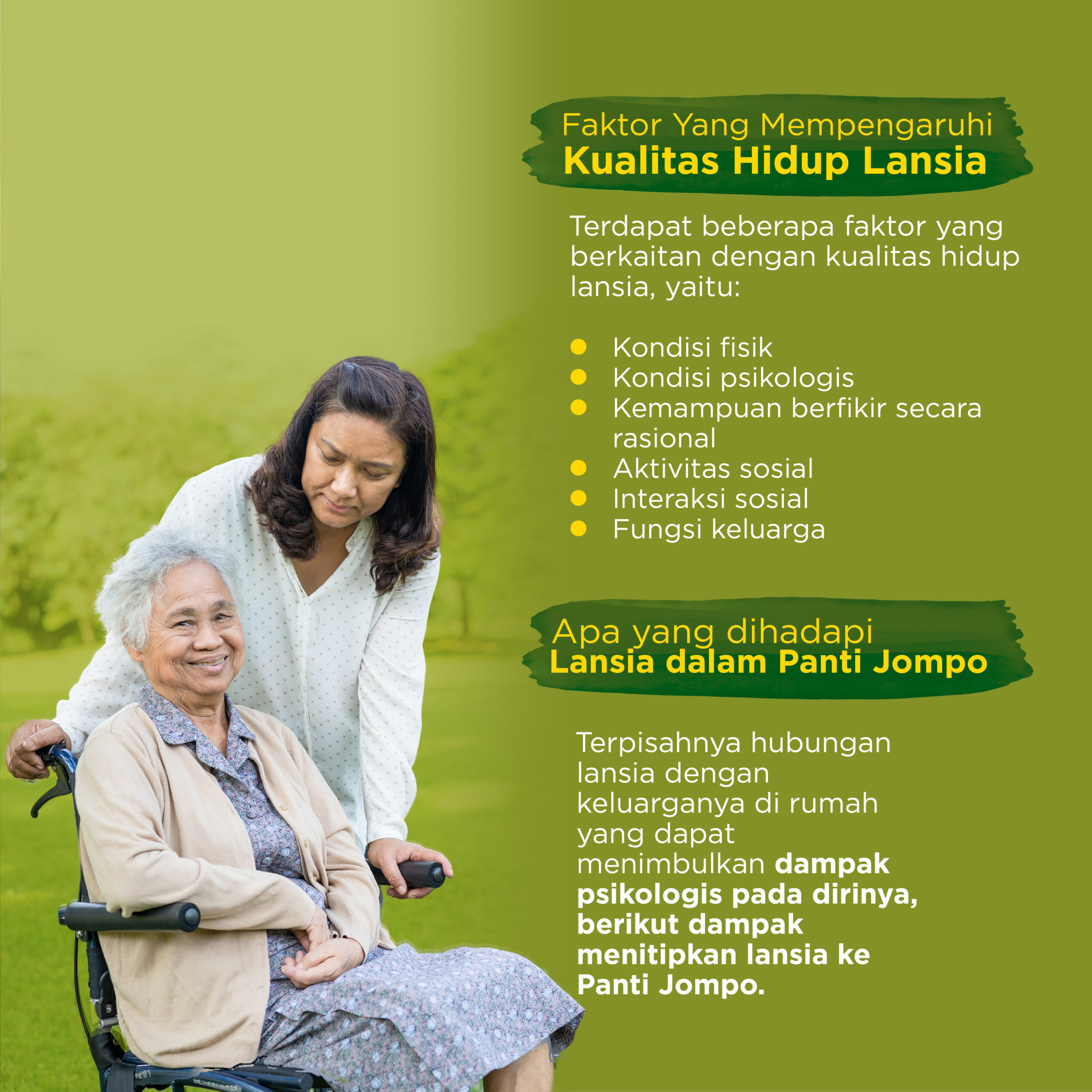 Yakin Menitipkan Orang Tua ke Panti Jompo?