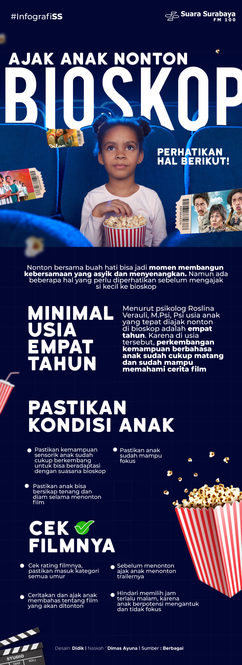 Ajak Anak Nonton Bioskop? Perhatikan Hal Berikut!