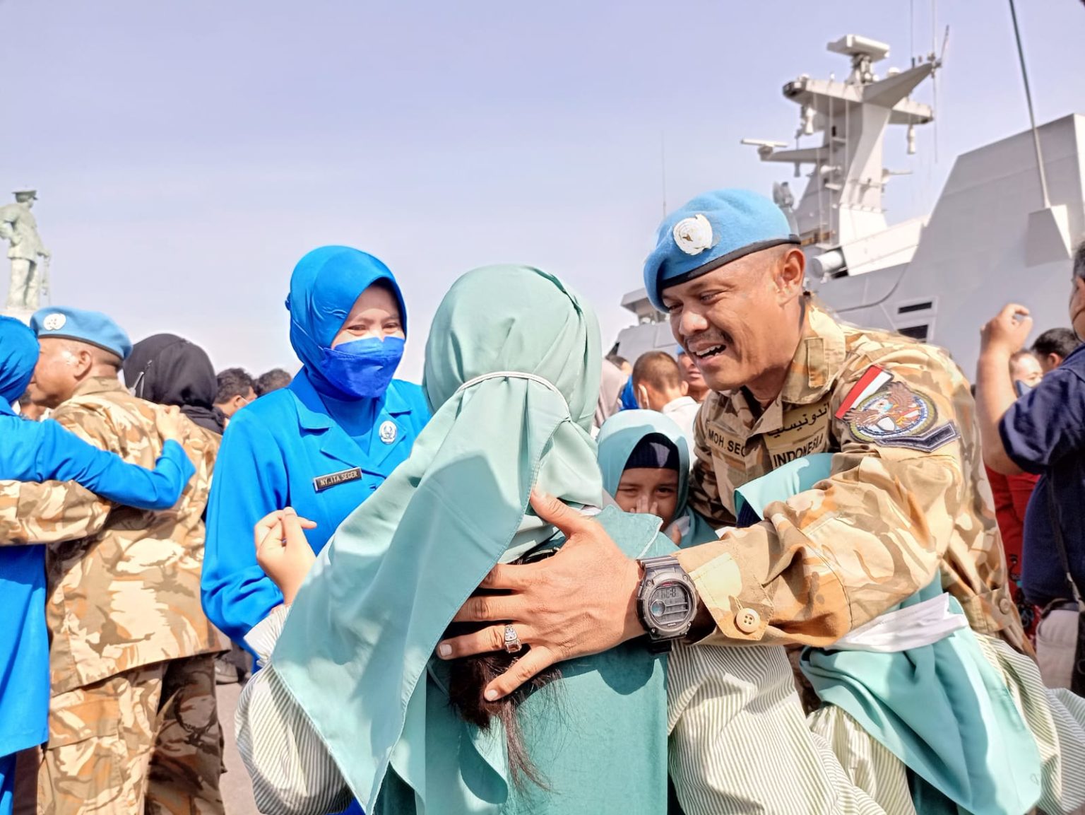 Setahun Lebih Tugas di Perairan Lebanon, 119 Personel TNI AL Disambut ...
