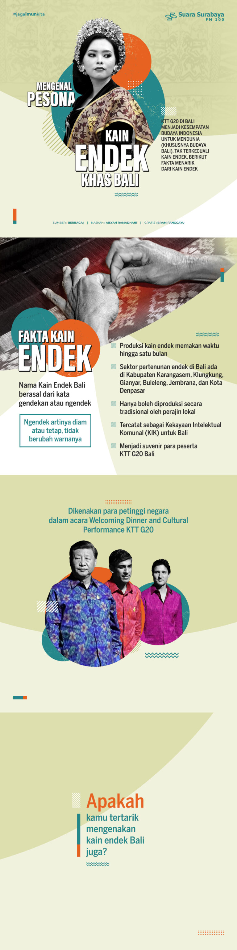 Mengenal Pesona Kain Endek Khas Bali