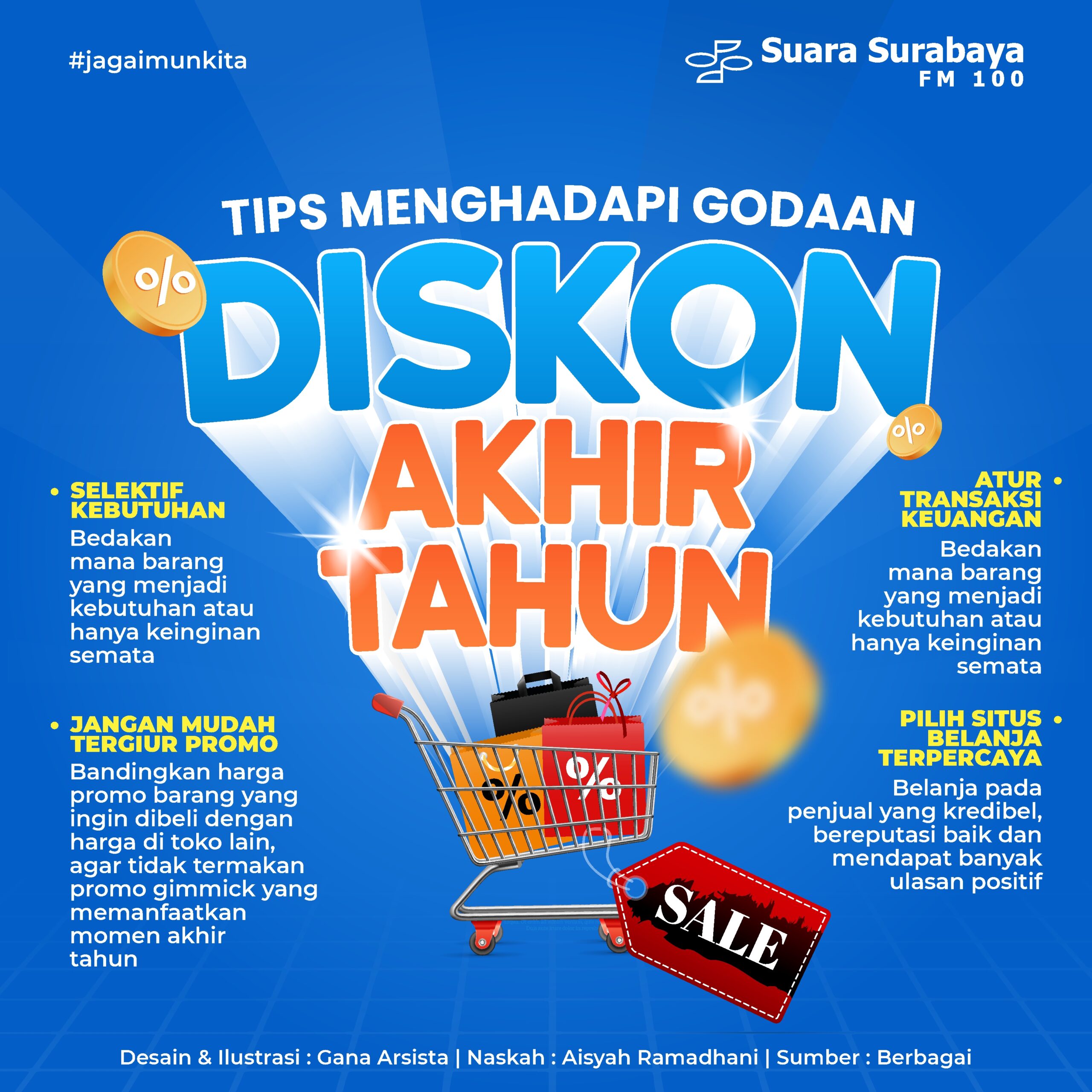 Tips Menghadapi Godaan Diskon Akhir Tahun
