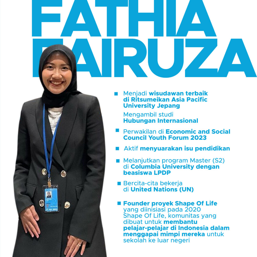 Kenalan dengan Fathia Fairuza Dari Sidoarjo Hingga ke Jepang Lanjut ke ...