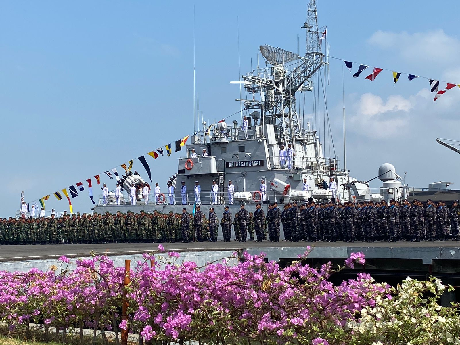 Peringatan HUT TNI ke-78 di Koarmada II Surabaya - Suara Surabaya