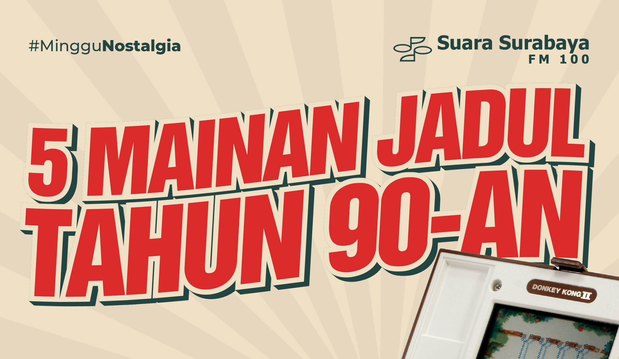 Lima Mainan Jadul Tahun 90-an