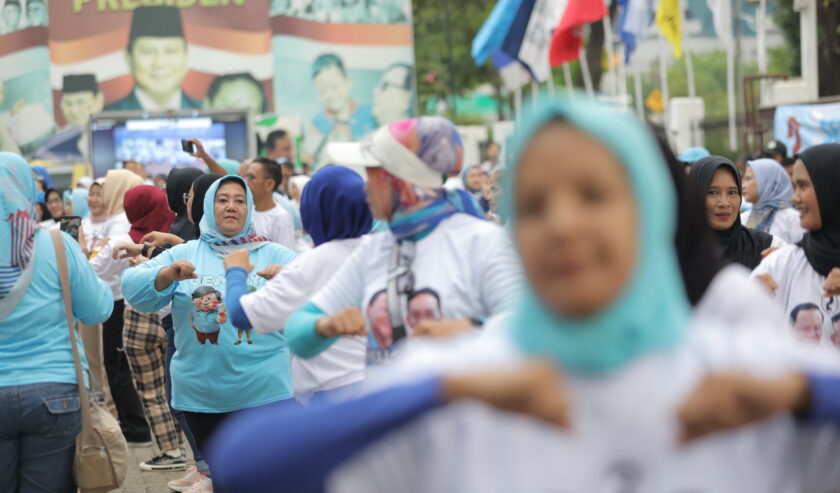 TKN Prabowo-Gibran Gelar Acara Sabtu Biru Langit Ceria - Suara Surabaya