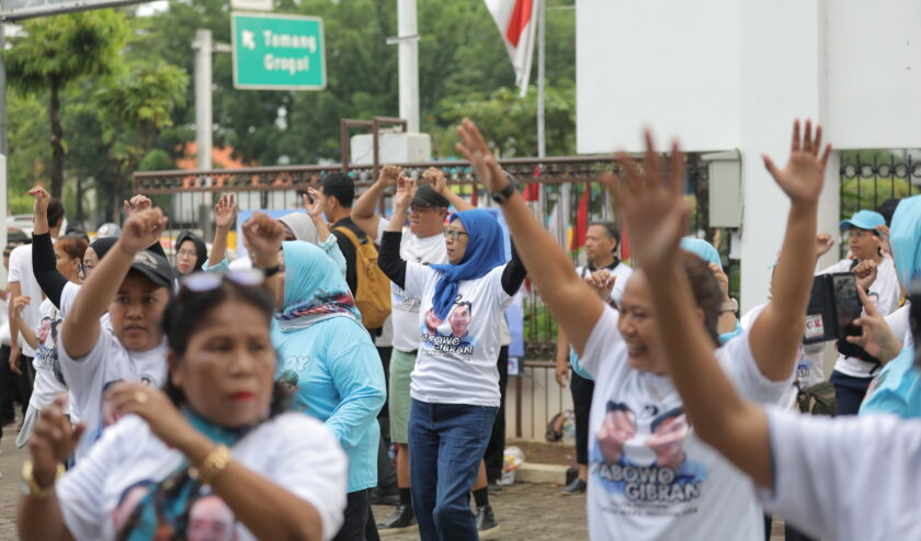TKN Prabowo-Gibran Gelar Acara Sabtu Biru Langit Ceria - Suara Surabaya