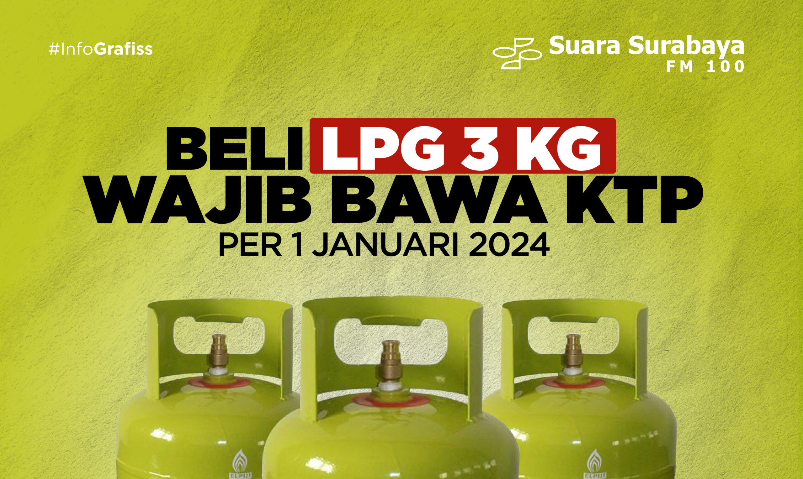 Beli LPG 3 Kg Wajib Bawa KTP per 1 Januari 2024