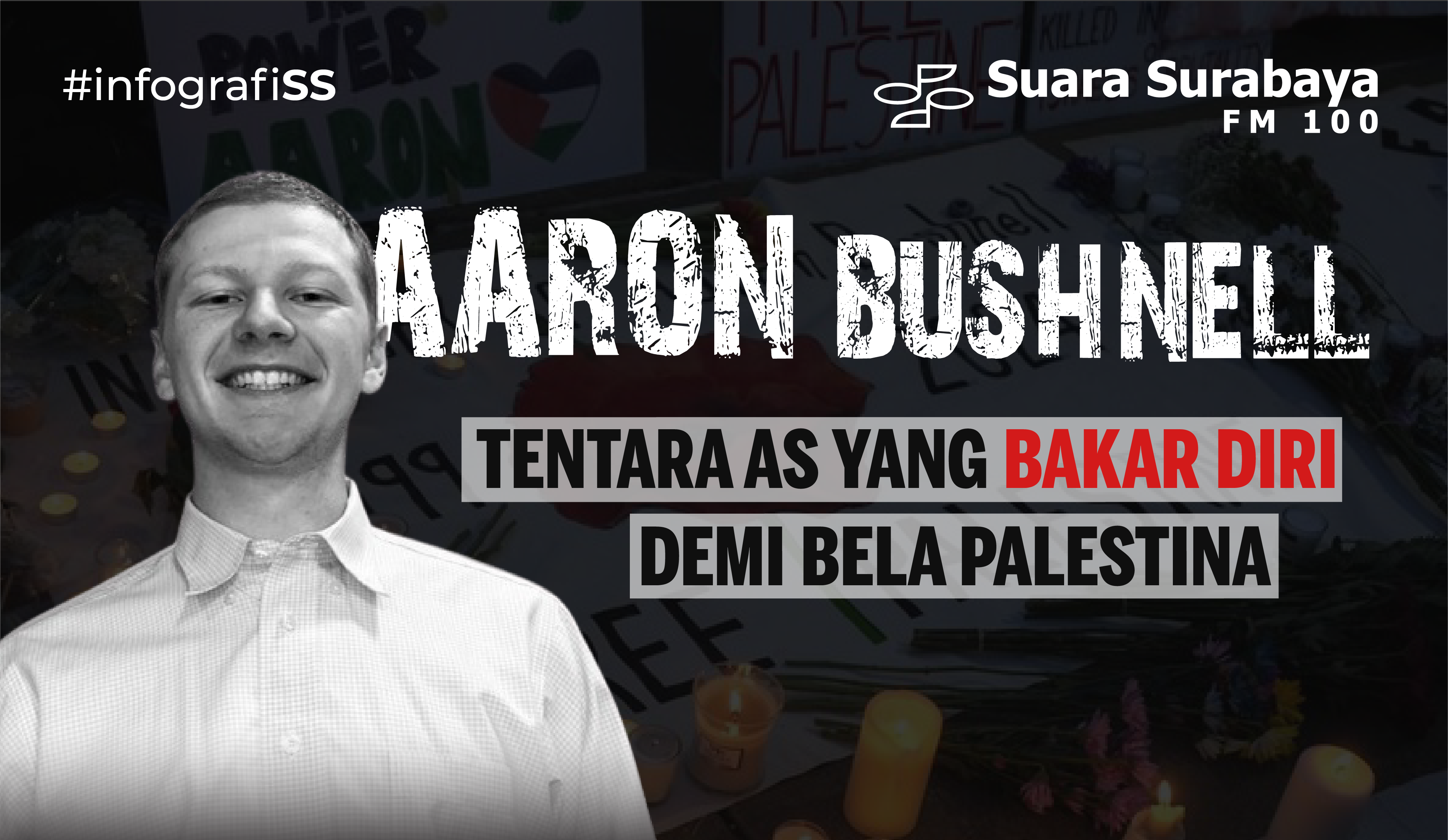 Aaron Bushnell, Tentara AS yang Bakar Diri Demi Bela Palestina