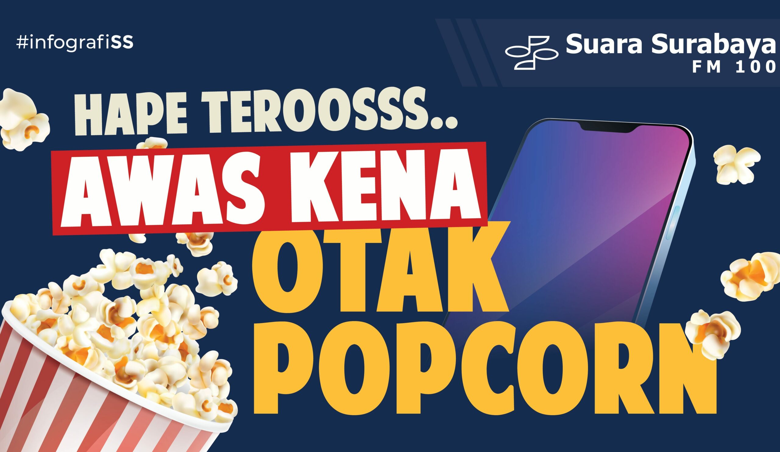 Hape Teroosss.. Awas Kena Otak Popcorn