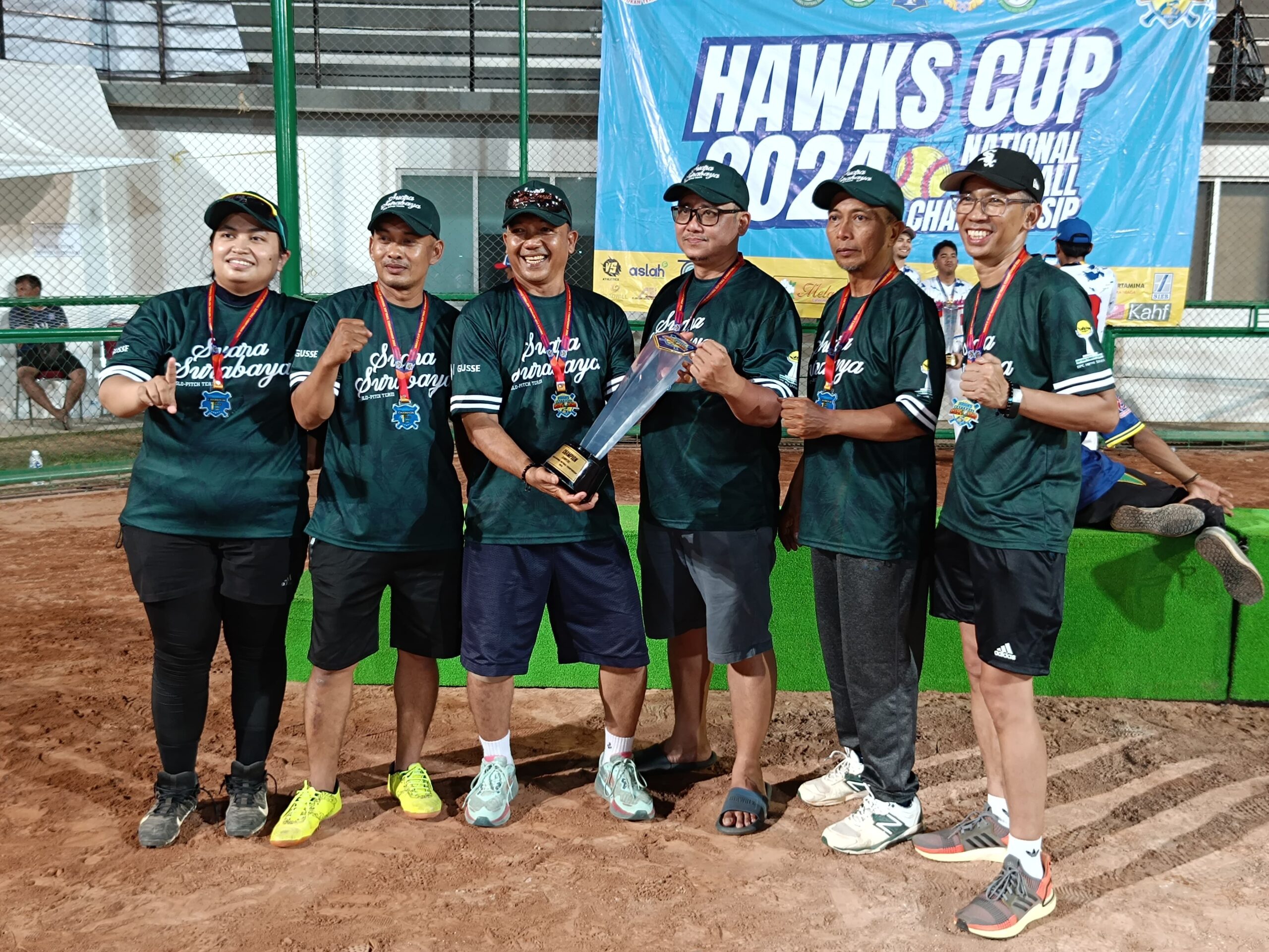 SS FM Juarai Slow-Pitch Hawks Cup 2024