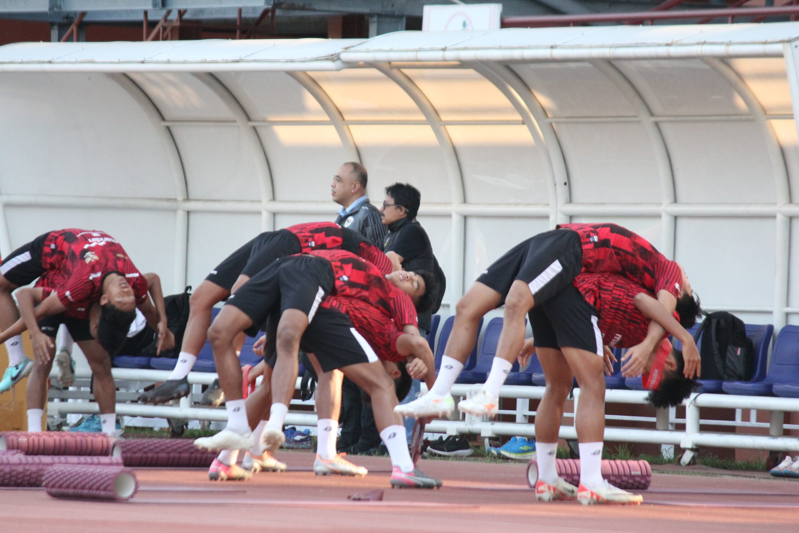 Official Training Timnas Indonesia U-19 di Lapangan Thor