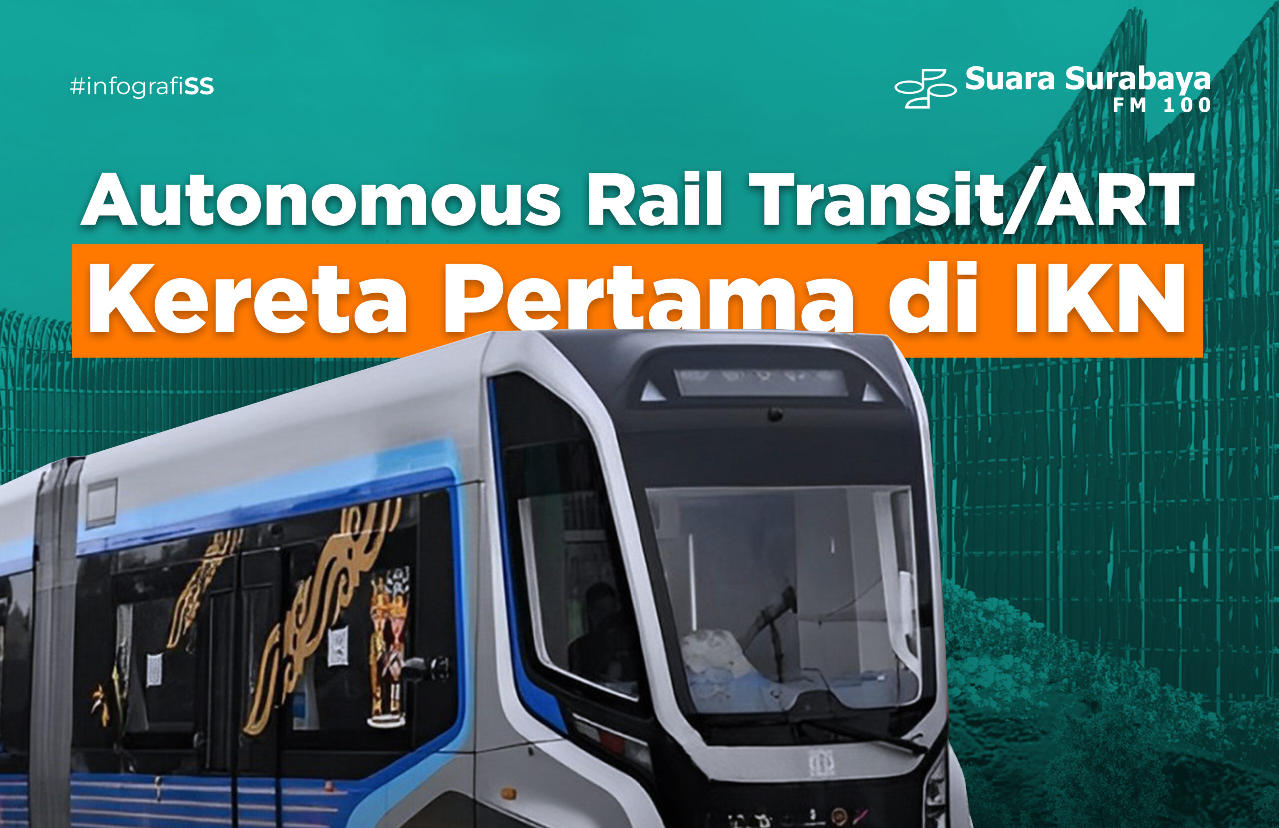 Autonomous Rail Transit/ ART, Kereta Pertama di IKN