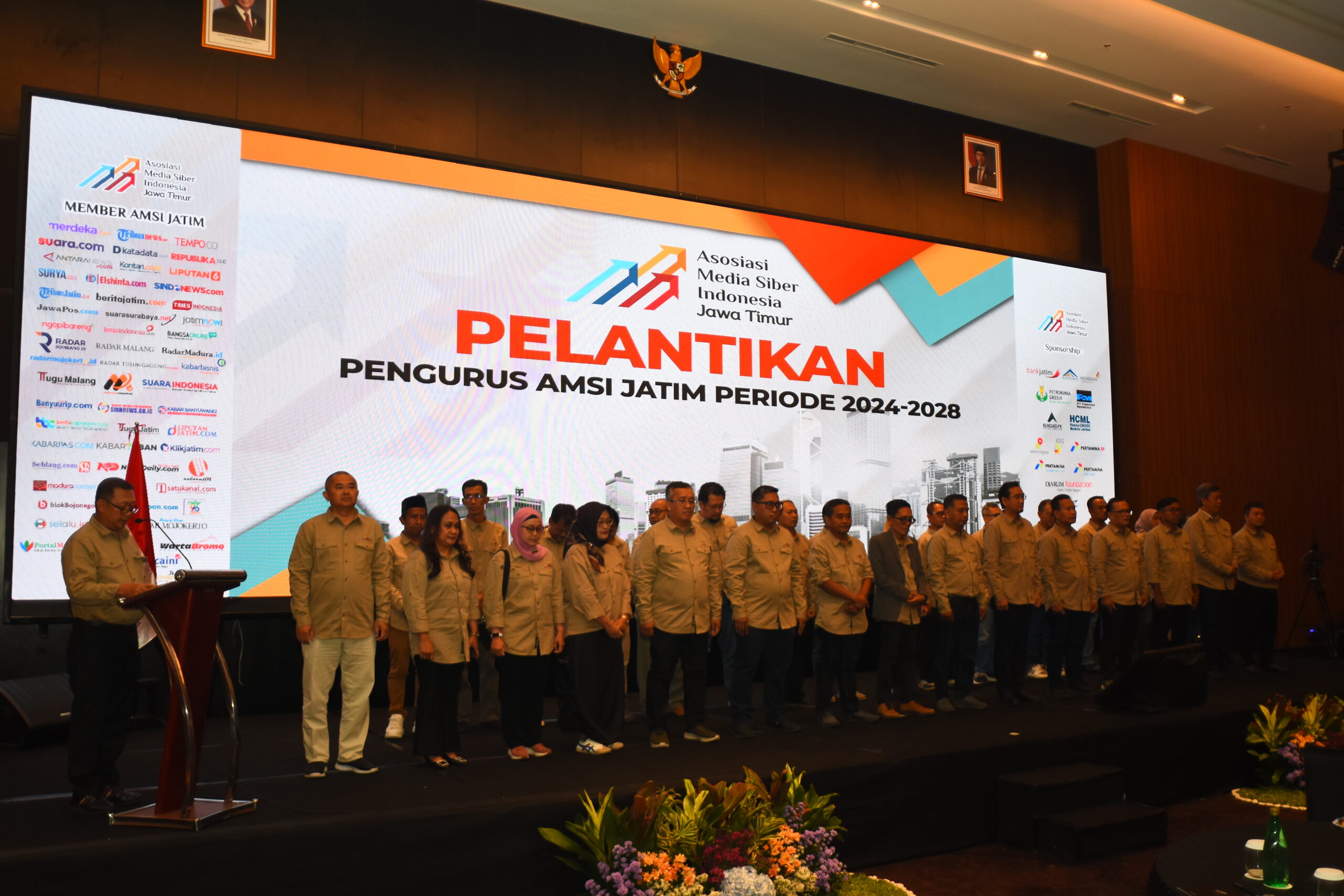 Pengurus AMSI Jatim 2024-2028 Resmi Dilantik - Suara Surabaya