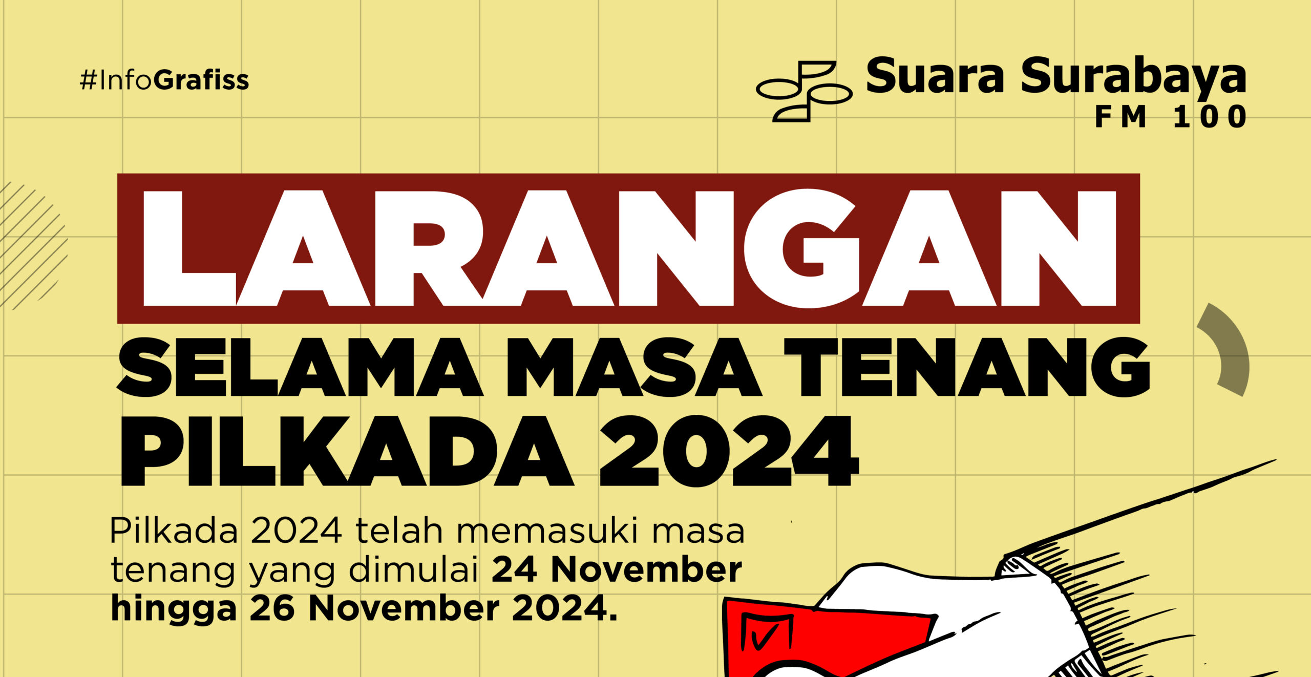 Larangan Selama Masa Tenang Pilkada 2024