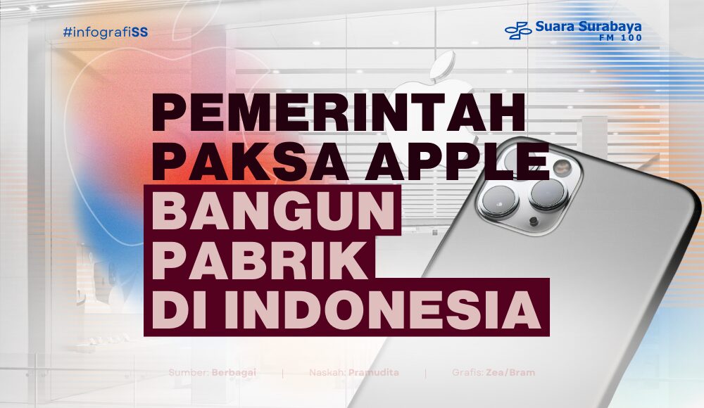 Pemerintah Paksa Apple Bangun Pabrik di Indonesia