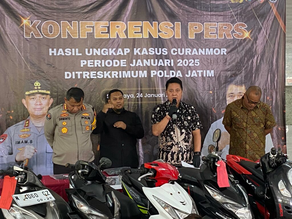 Polda Jatim dan Polres Jajaran Tangkap 142 Pelaku Curanmor Sepanjang ...