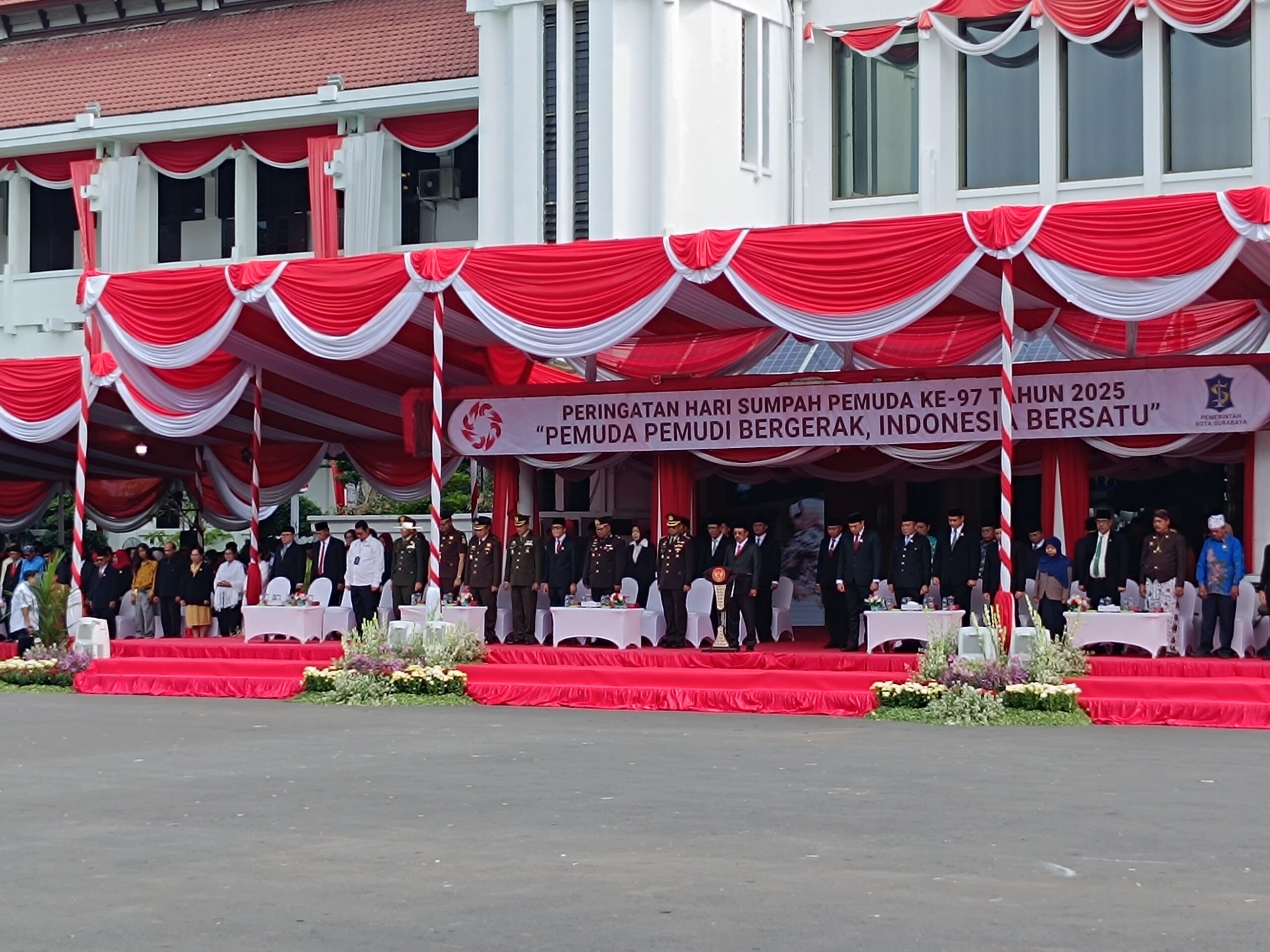 Sumpah Pemuda di Balai Kota Surabaya, Pemkot Dorong Generasi Muda Jadi ...